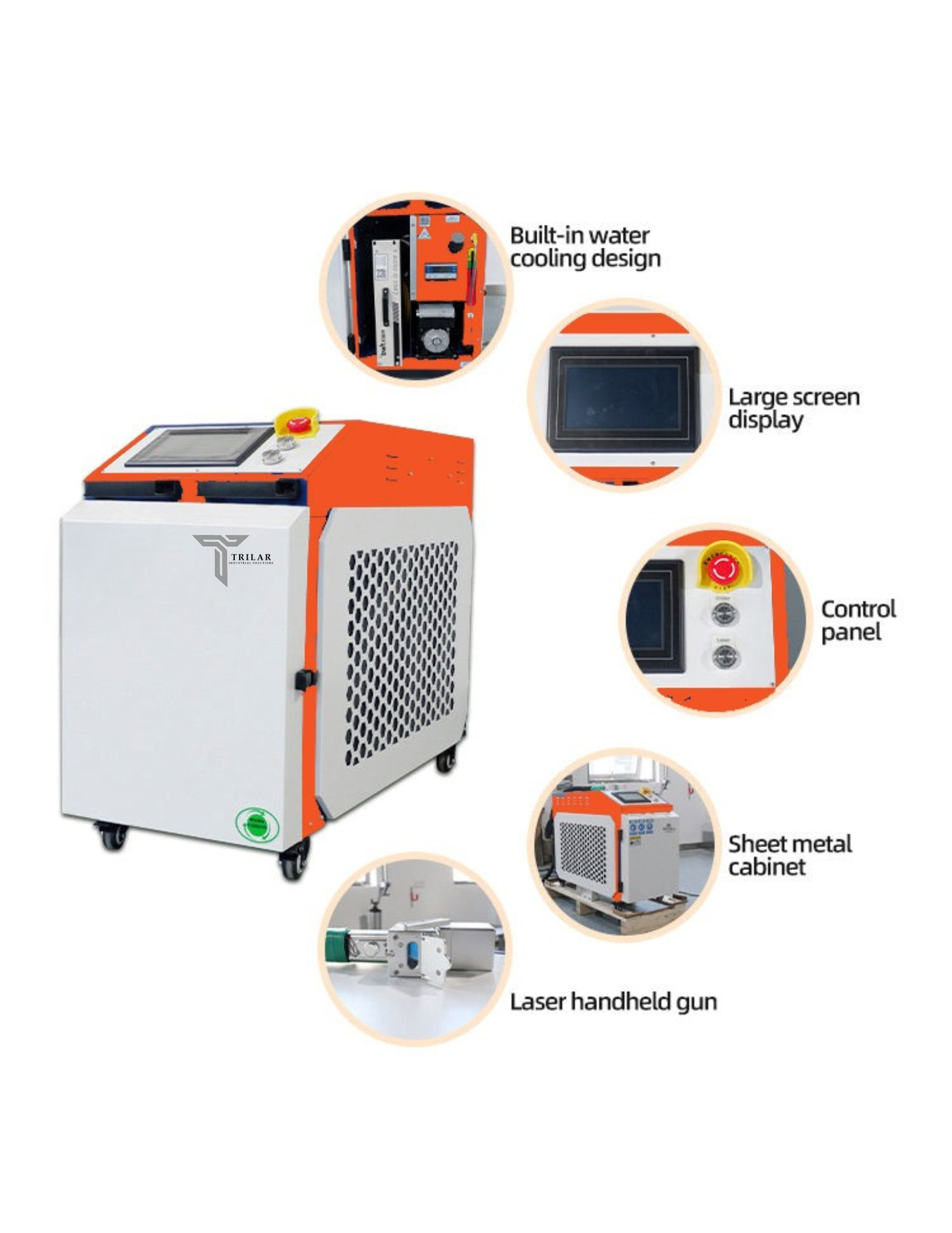 Laser Cleaning Machine - 1500W - Rust & Paint Remover – Trilar ...