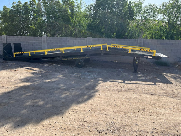 Portable Yard Ramp – 20,000 lb Forklift Loading Dock-Trilar Industrial ...
